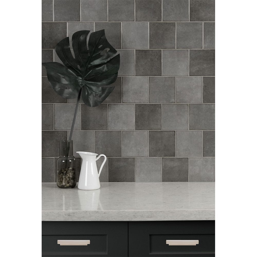 MSI Renzo Storm Ceramic Gray Wall Tile Glossy