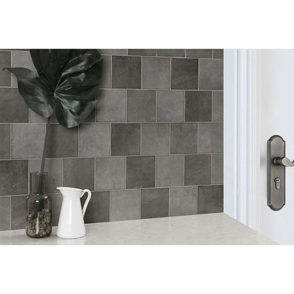 MSI Renzo Storm Ceramic Gray Wall Tile Glossy