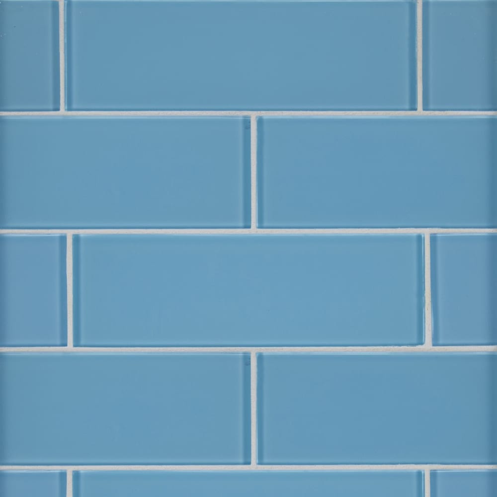 MSI Royal Azure Glossy Glass Blue Subway Tile