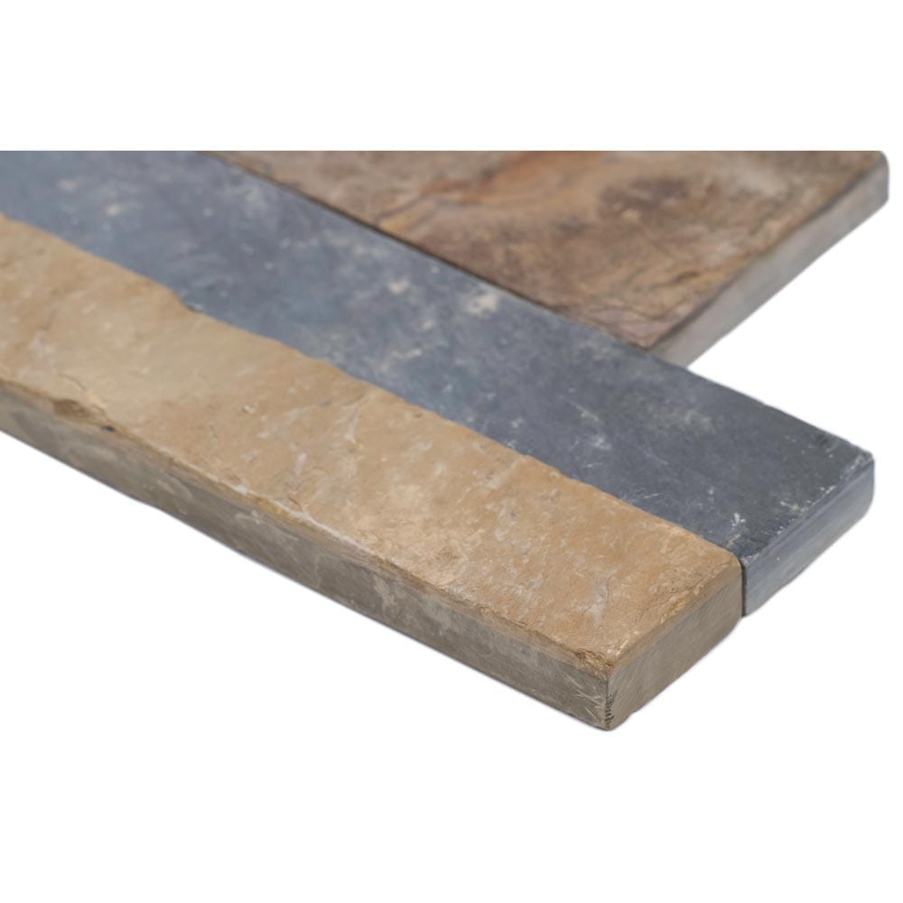 MSI Rockmount Rustic Gold Splitface Ledger Panel Natural Slate Tile