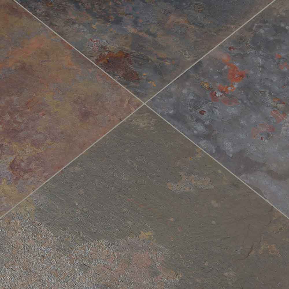 MSI Rustique Earth 16" x 16" Gauged Slate Floor and Wall Tile