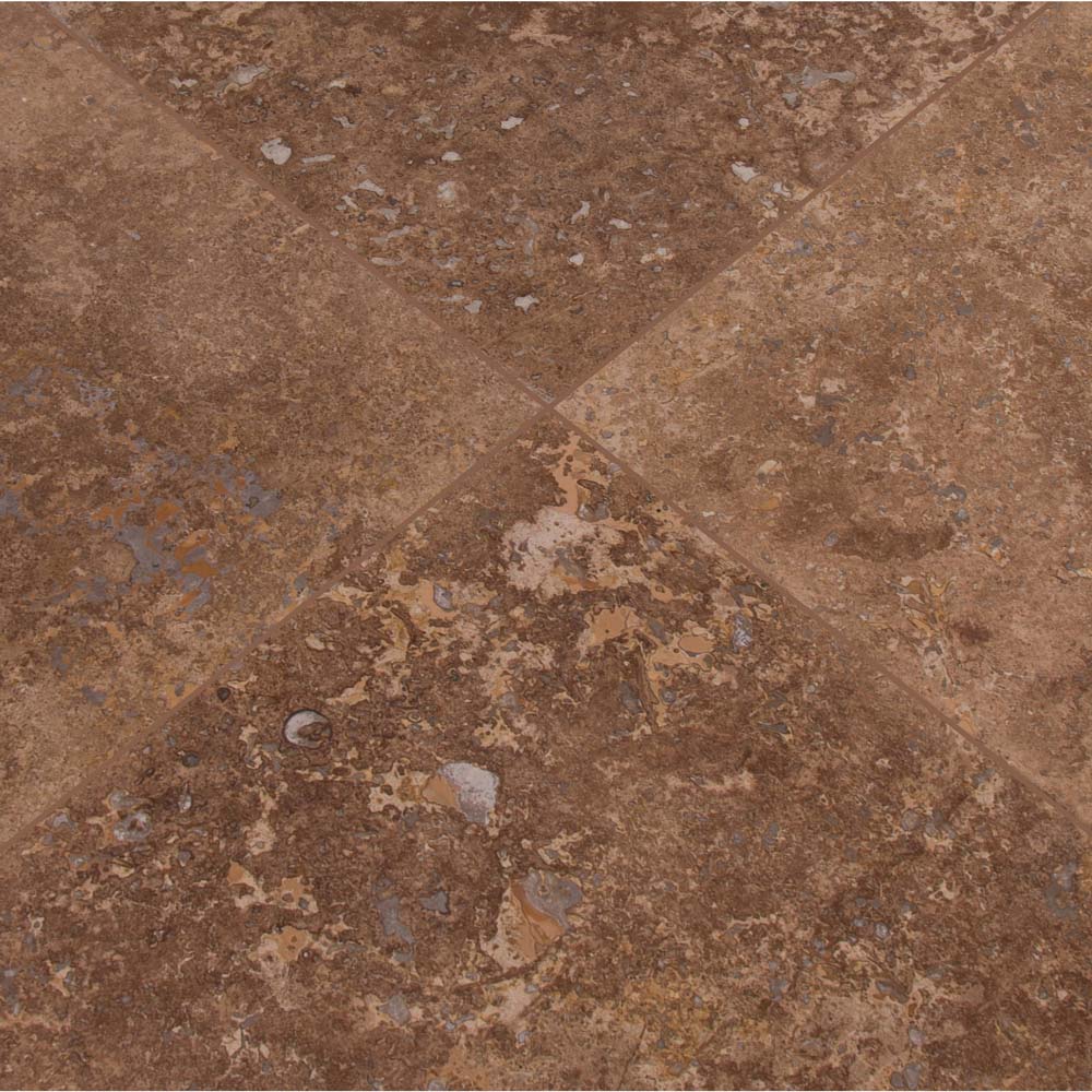 MSI Tuscany Walnut Honed Filled Travertine Floor and Wall Tile