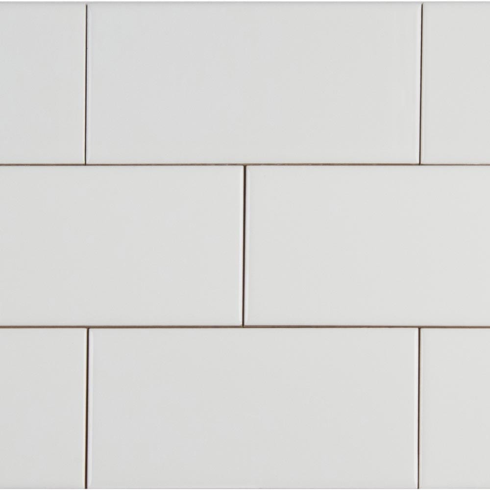 MSI White Glossy Glazed Ceramic Wall Tile