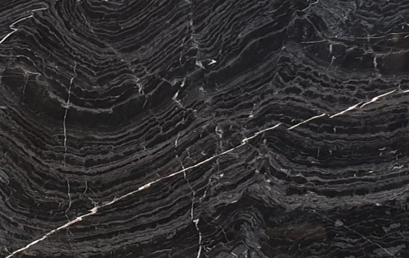 Black Wave Marble Slabs Polished - Full Truckload