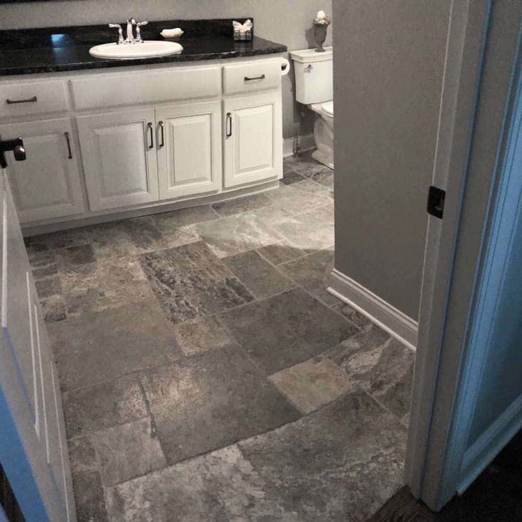 Silver Antique Pattern Travertine Tile
