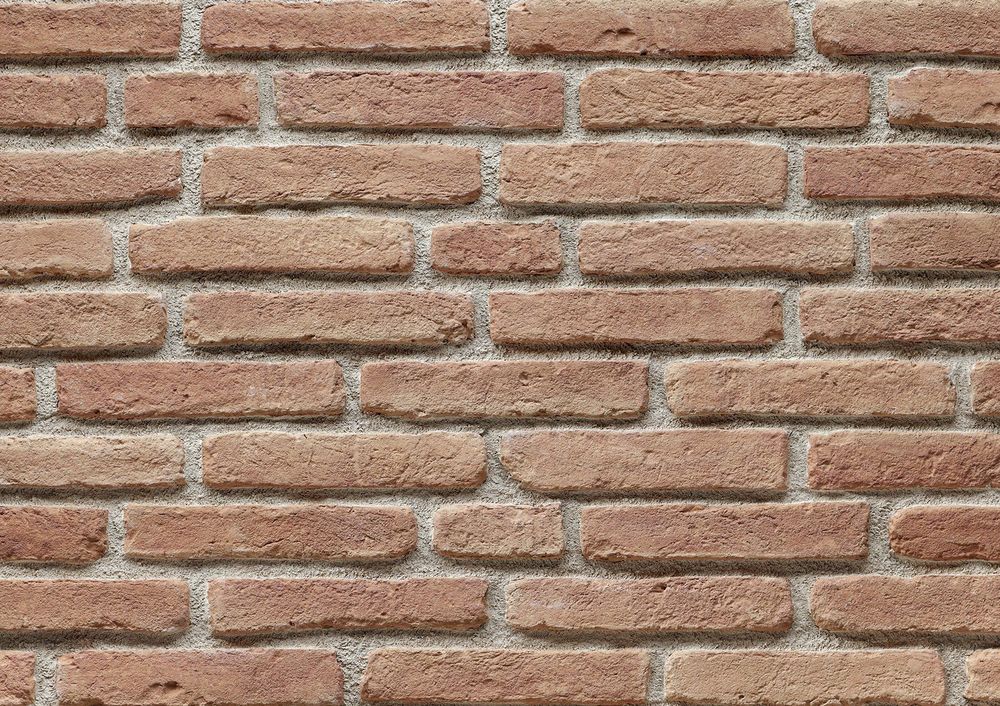 Ferrara Pink Manufactured Stone Handmade Brick Veneer