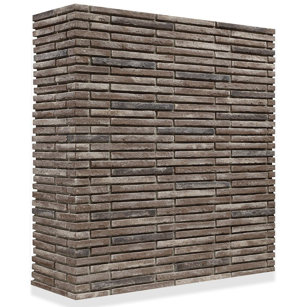 Maxima Chestnut Manufactured Stone Handmade Brick Veneer