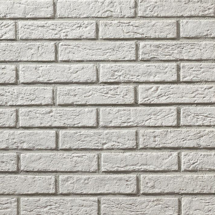 Slimfix White Manufactured Stone Handmade Thin Brick Veneer