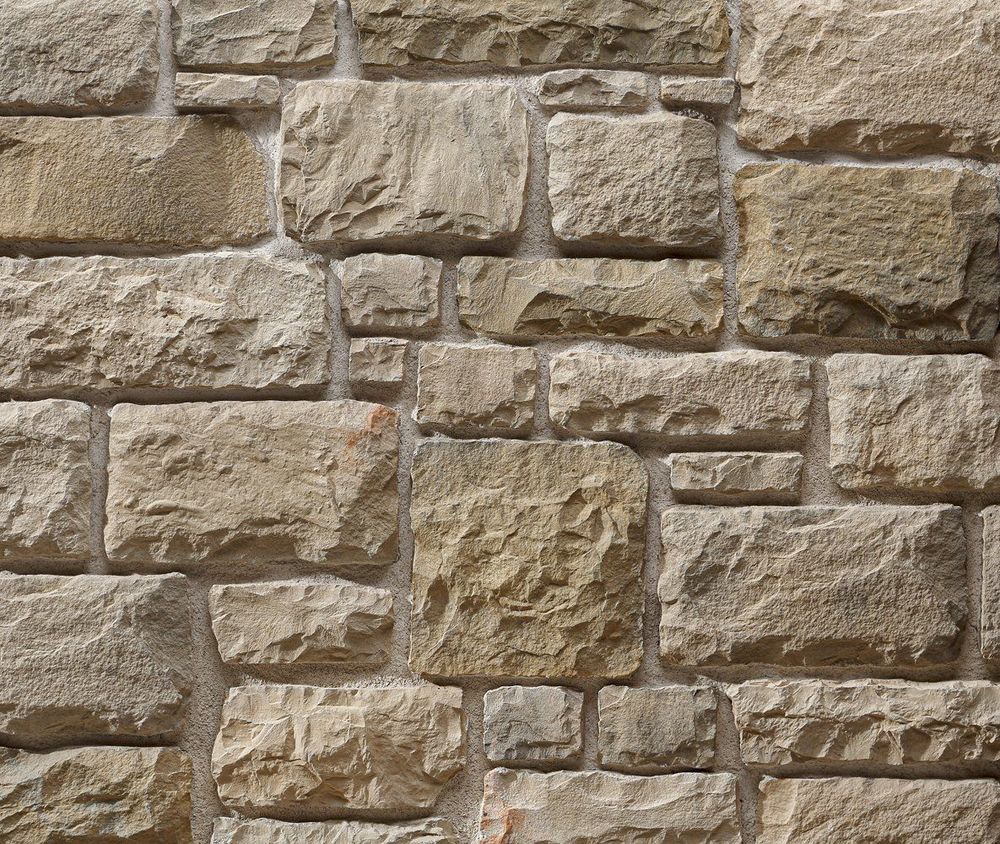 Ashlar Pattern Masso Sand Manufactured Stone Handmade Veneer