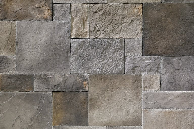 Ashlar Pattern Petra Ash Manufactured Stone Handmade Veneer