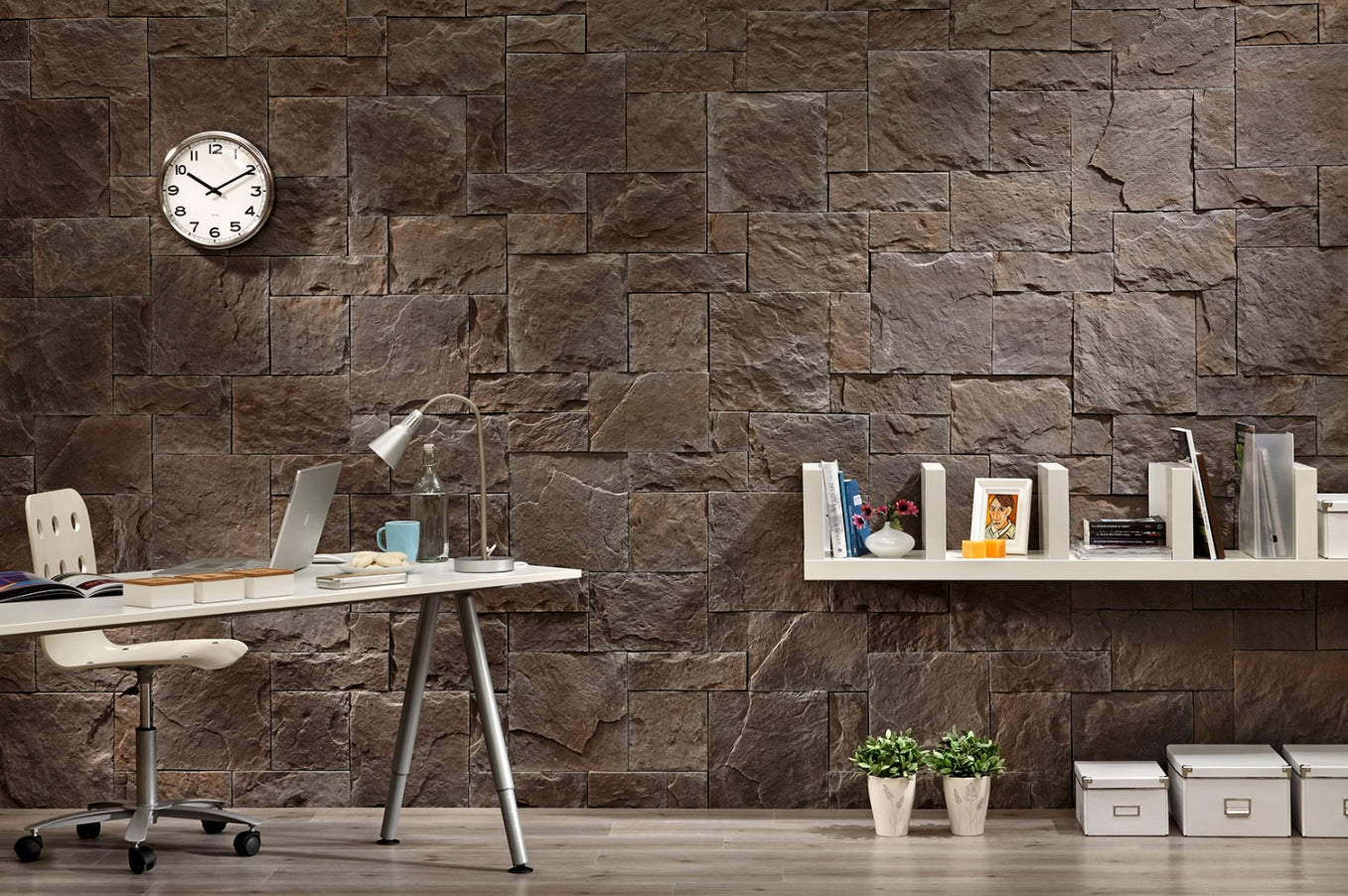 Ashlar Pattern Petra Granat Manufactured Stone Handmade Veneer