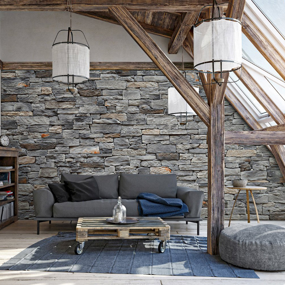 Grand Canyon Ash Slate Look Manufactured Stone Handmade Veneer