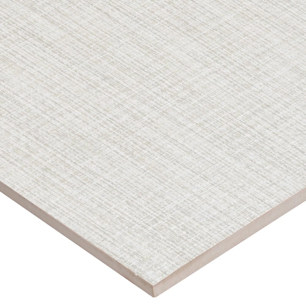 Tektile Lineart Ivory 12"x 24" Glazed Porcelain Floor and Wall Tile by MSI