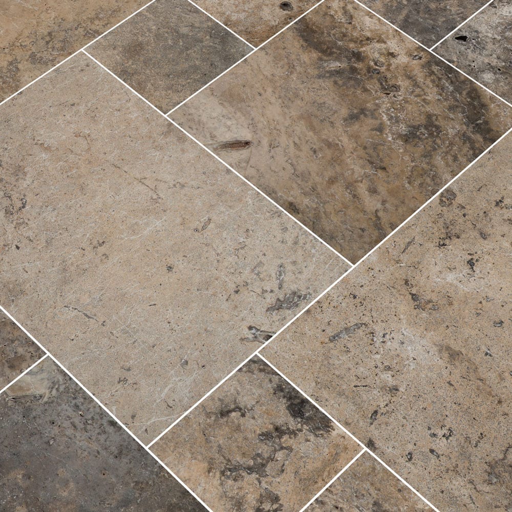 MSI Travertine Pavers Tuscany Silver Pattern Floor Tile